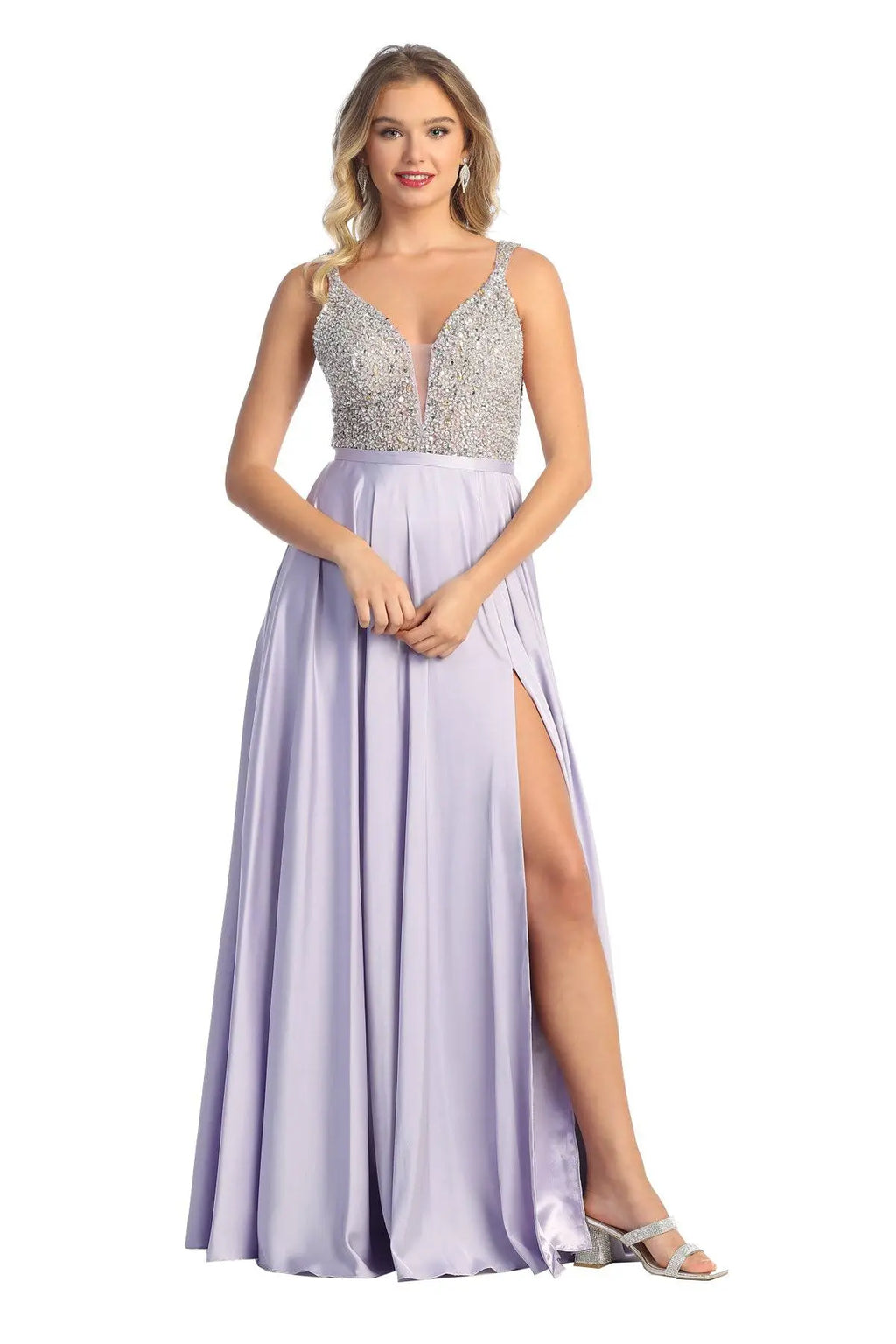 Cindy Collection 50432 Sparkling A Line Dress – NORMA REED