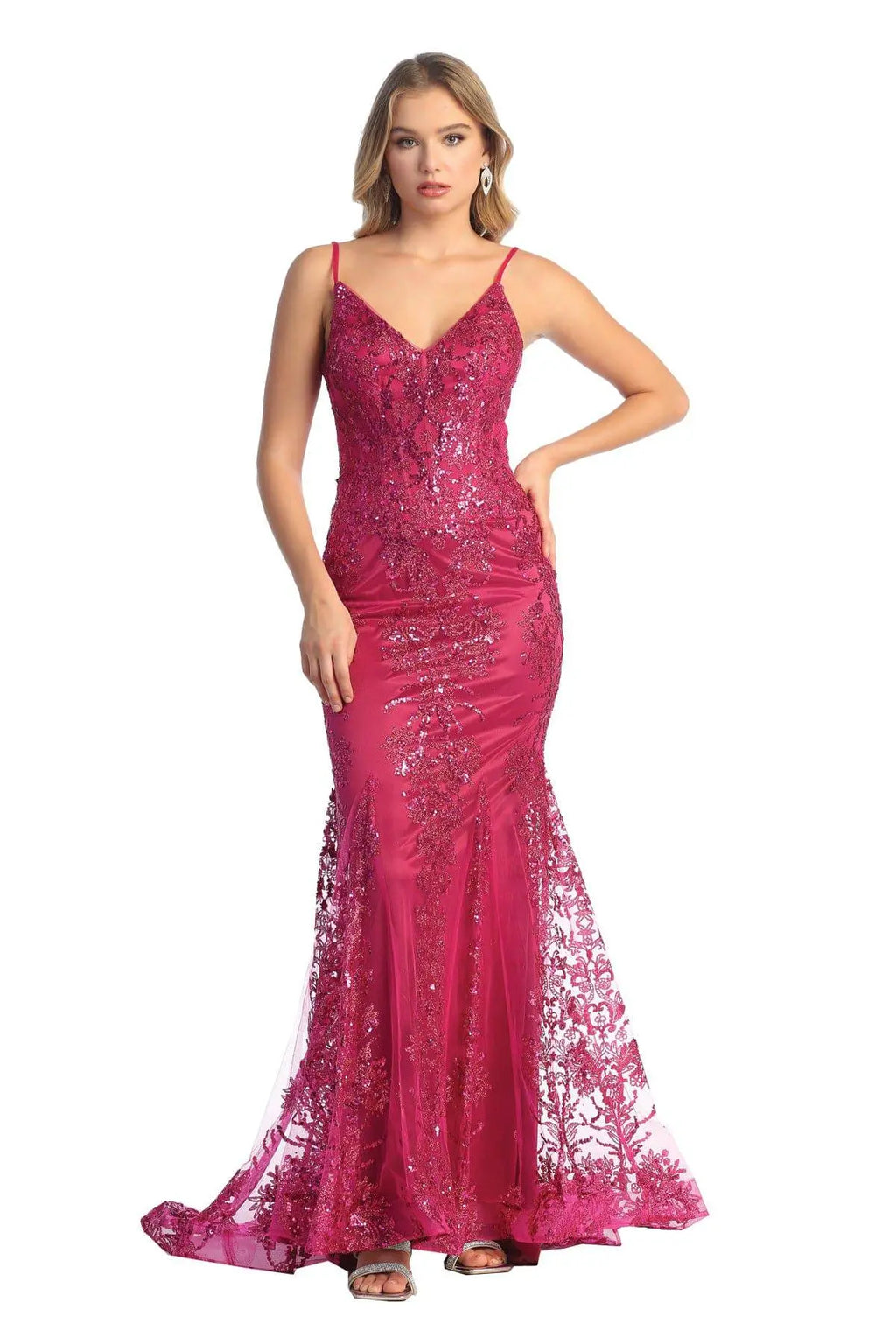 Cindy Collection 50442 Corset Mermaid Dress | NORMA REED